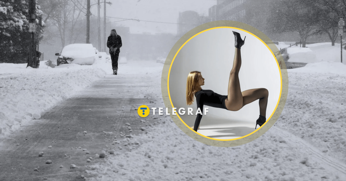 Відео з ефектним підйомом після падіння на льоду в стилі high heels ...