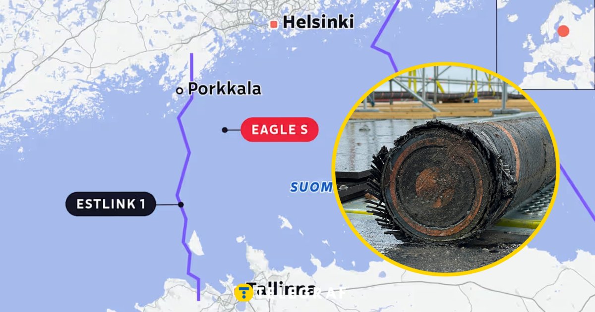 Пошкодження кабелю Estlink 2 — Фінляндія затримала танкер Eagle S ...