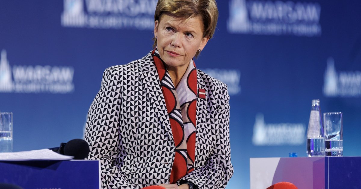 The Latvian Foreign Minister, Baiba Braže, spoke about a roadmap to ...