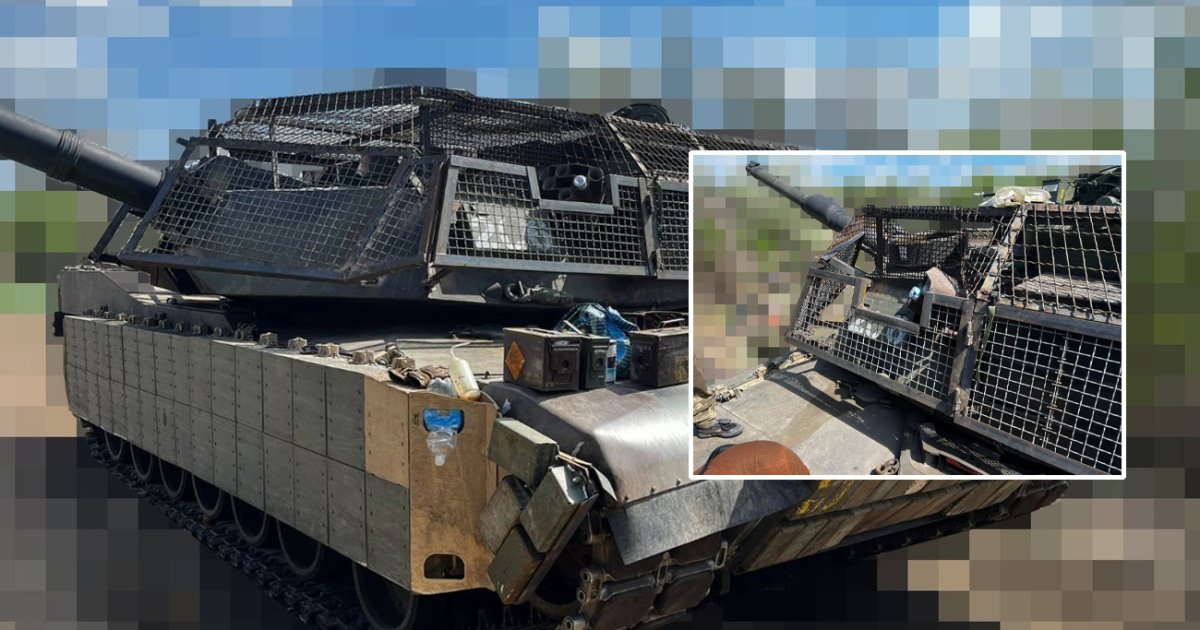 "Стальной Фронт" Ахметова начал производство экранов, защищающих танки Abrams от FPV - Телеграф